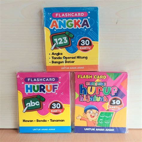 Jual Flashcard Huruf Angka Hijaiyah Lingkar Media Shopee Indonesia