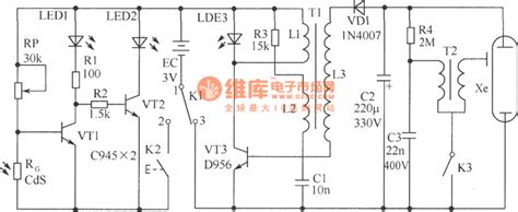 Inner Flash Circuit Of Camera Magnetic Sensor Sensor Circuit Circuit Diagram SeekIC Com