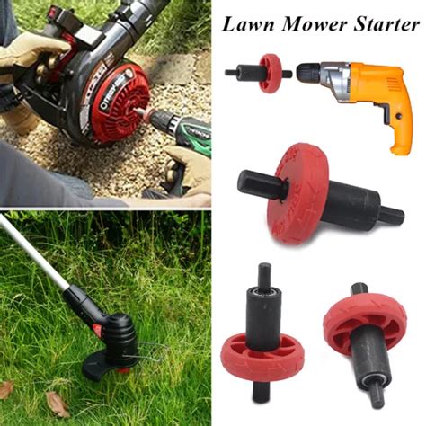 Drill Bit Adapter Mower Drill Lawn Mower Starter Starter Adapter Motor