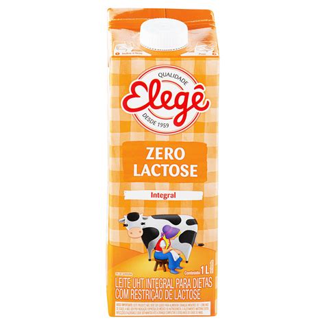 Leite Integral Zero Lactose Elegê Caixa 1l