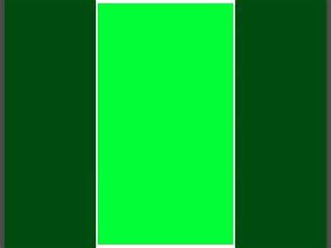 White Border Green Screen Effects Full Screen Green Screen White