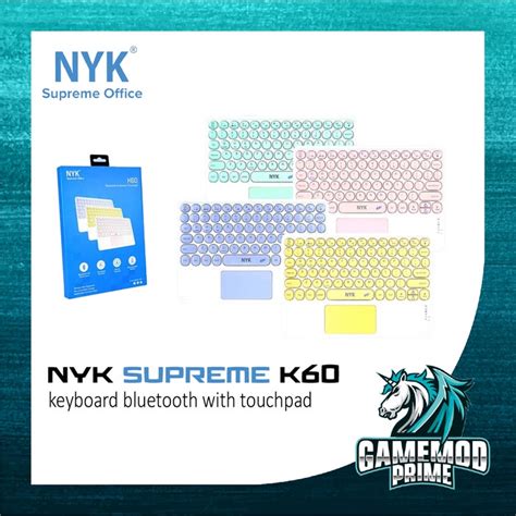 Jual Keyboard Bluetooth Mini Touchpad Nyk K60 Shopee Indonesia