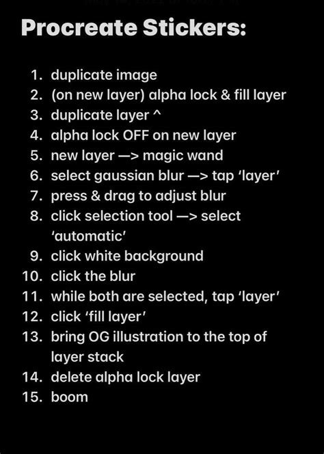 Procreate Stickers Design And Print Guide In 2025 Procreate Ipad