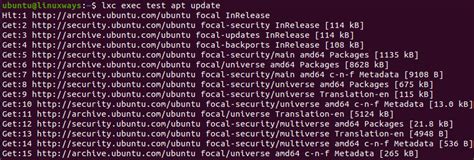 How To Use Lxd Containers On Ubuntu 2004 Vitux