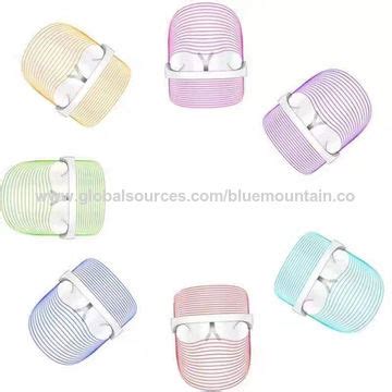 Buy Wholesale China Color Led Light Therapy Facial Mask Beauty Skin Care Spa Machine Led