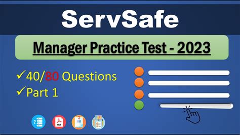 Servsafe Manager Practice Test 2023 Part 1 Questions 1 40 📚🍴 80