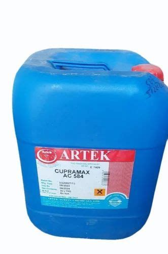 White Artek Cupramax Ac584 Electroplating Chemical Buffer Plating