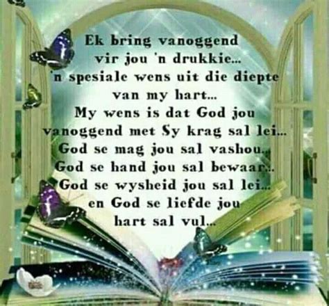 Lekker Dag Evening Greetings Goeie More Goeie Nag Afrikaans Quotes