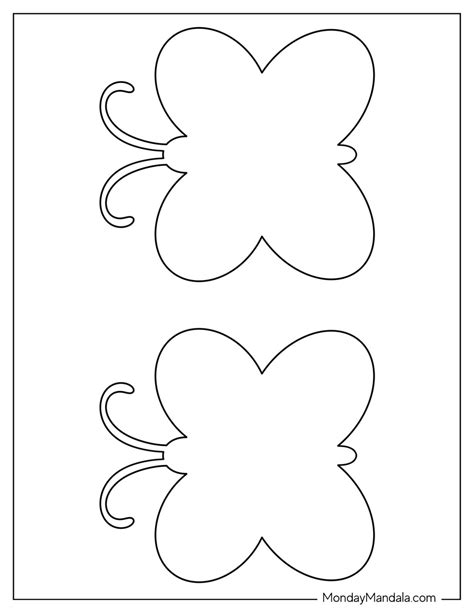 40 Butterfly Templates Free Pdf Printables
