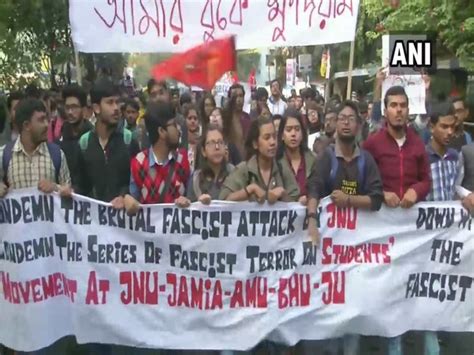 Jadavpur University Students Protest Against Jnu Violence