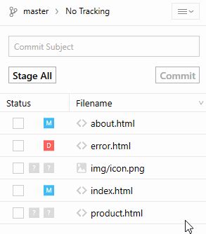 Working On Your Project Learn Git Ebook GUI Edition