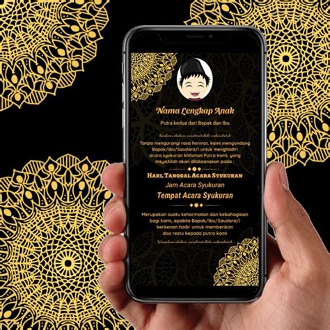 Circumcision Video Invitation Circumcision Invitation Video Shopee