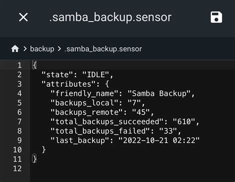 Attribute Lastbackup Shows The Timestamp Of The Last Addon Start While