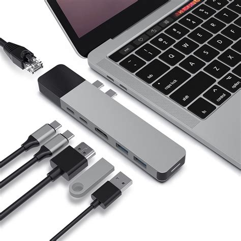 HyperDrive USB C Hub In Mac USB Adapter Mit Gigabit Ethernet W Stromversorgung Gbit