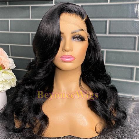100 Human Hair 55 Hd Closure Loose Body Wave Wig Bhd002