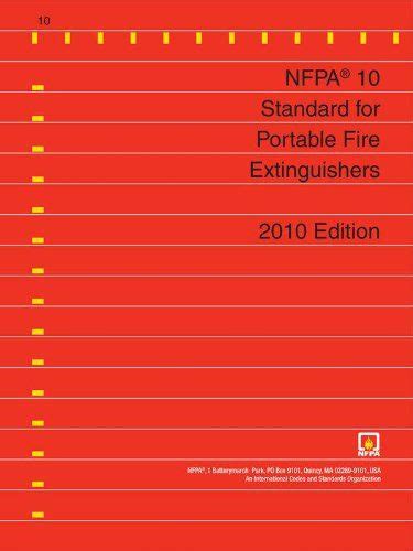 NFPA 10: Standard for Portable Fire Extinguishers, 2010 Edition free download by NFPA | Portable ...