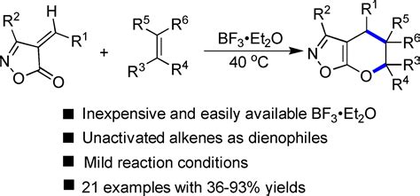 Bf3 ⋅ Et2o Promoted Inverse‐electron‐demand Oxa‐diels‐alder Reaction Of Alkylidene Isoxazol‐5
