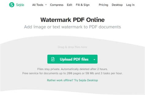 How To Add A Tiled Watermark To A PDF File For Free