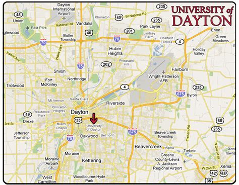 Dayton Ohio Map Location Maps Of Ohio