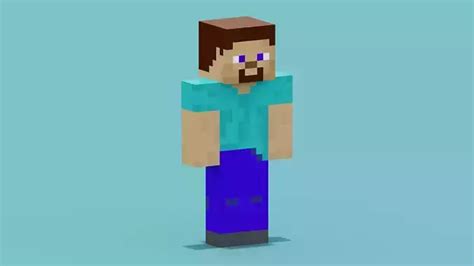 Minecraft Steve Free 3d Model Cgtrader