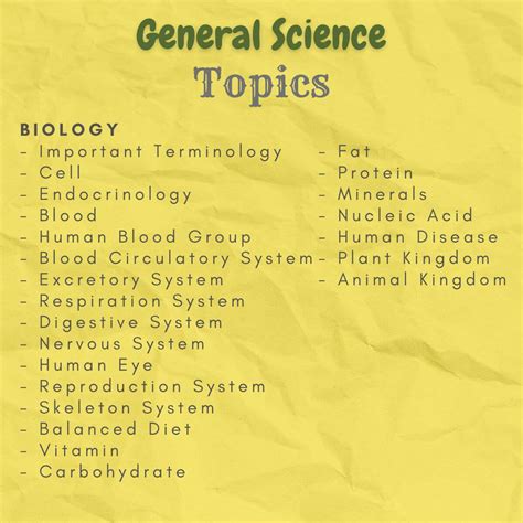 General Science Notes Pdf General Science Handwritten Notes