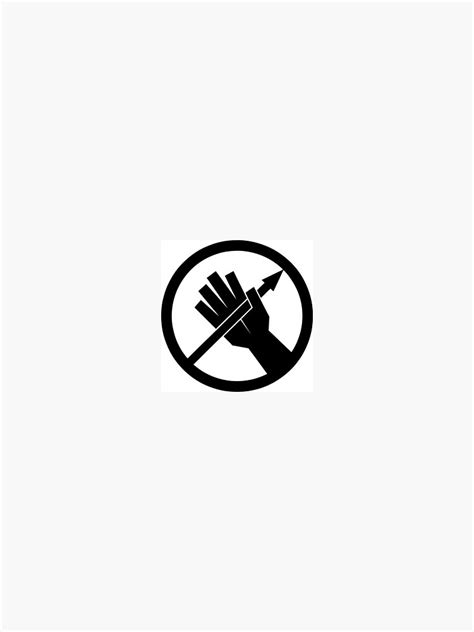 Mtf Alpha 1 Red Right Hand Scp Sticker For Sale By Multiverseus