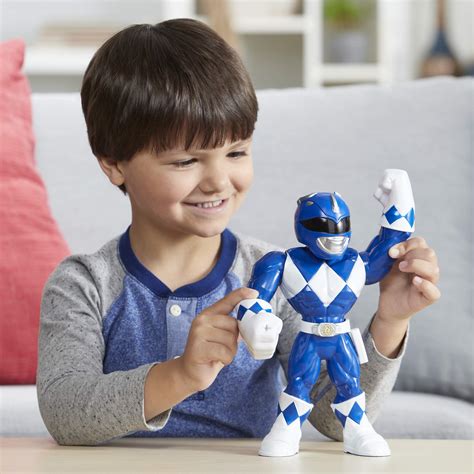Buy Playskool Heroes Mega Mighties Power Rangers Pack Red Ranger Blue Ranger And Black