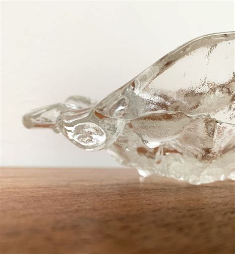 French Ice Glass Bowl With Snail Motifs 1960s For Sale At Pamono