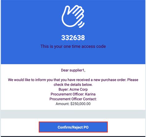 How To Confirm Reject Purchase Order Team Procure