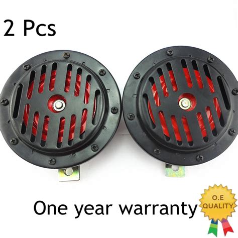 Pair V Super Loud Compact Electric Blast Tone Horn Fit For Motorcycle Honda Yamaha Suzuki
