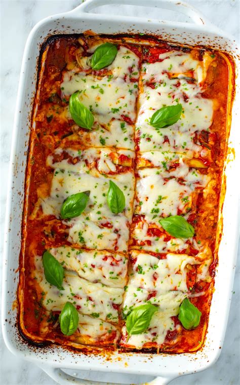 Low Carb Zucchini Lasagna The Girl On Bloor