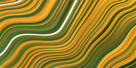 Light Blue Yellow Vector Backdrop With Bent Lines Bright Sample With Colorful Bent Lines