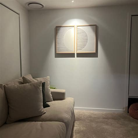 Pink Monochromatic Gradient Art Print Contemporary Minimalist Style Poster Bold Geometric