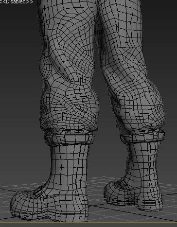 Topology Polycount Main Game Character Polycount