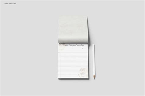 Premium PSD A Notepad Mockup