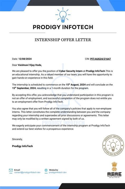 Vaishnavi Hode On Linkedin Prodigyinfotech