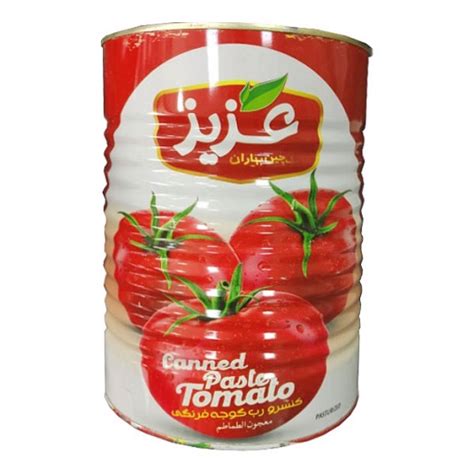 رب گوجه فرنگی عزیز 4 کیلویی استاف مارکت فروش عمده سازمانی B2b