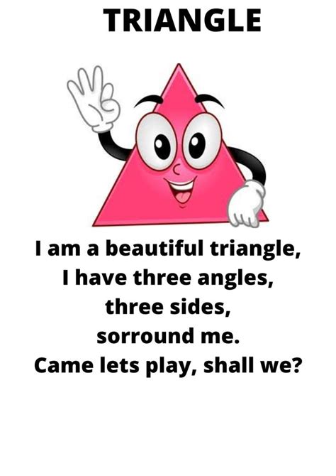 A Pink Triangle With The Words I Am A Beautiful Triangle I Have Three