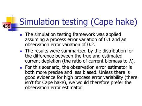 Ppt More On Model Building And Selection Observation And Process Error Simulation Testing
