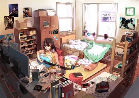 Anime Girl Room Wallpaper At Michael Doxey Blog