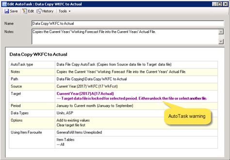 Autotask Errors And Warnings Ifp Help Centre