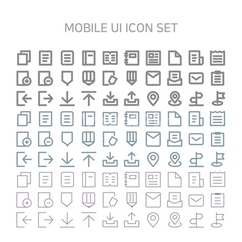 모바일 인터페이스 모바일ui 모바일사이트 모바일아이콘 사진이미지일러스트캘리그라피 Mango Jo작가