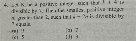 solved let k ﻿be a positive integer such that k 4 ﻿is