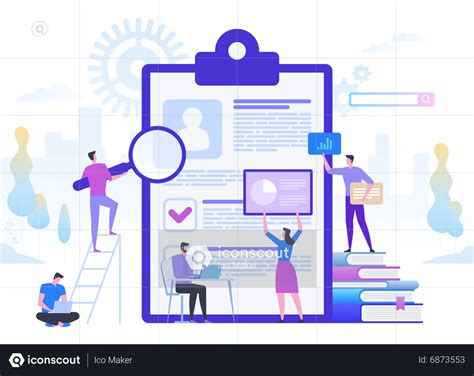 Best Cv Resume Analysis Illustration Download In Png And Vector Format
