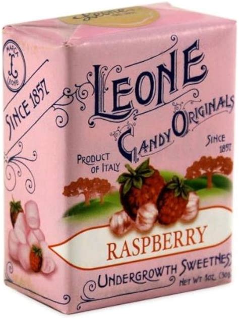 Pastiglie Leone Raspberry Leone Candy Original 27gr Gluten Free Vegan
