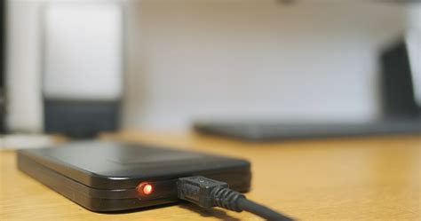 Blinking Indicator Light During External Hard Drive Operation Data