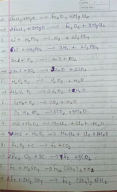 10 Balanced Equation Tessshebaylo