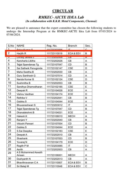harjith r on linkedin aicteinternship aicte electronics