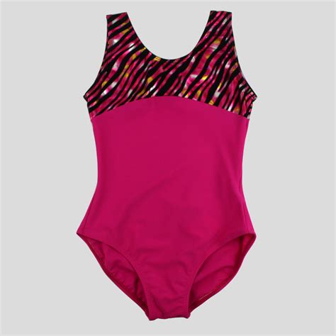 Colourful Zebra Pink Leotard K Lee Designs