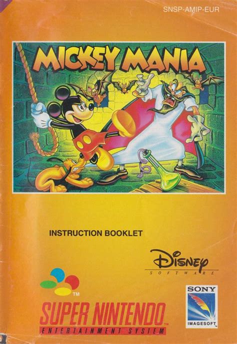 Mickey Mania Cover Or Packaging Material Mobygames